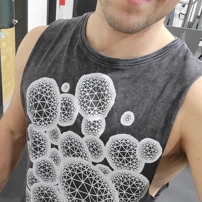 Multiverse Space Shirt Fractal Tank Psy Clothing Festival Vest Sacred ...