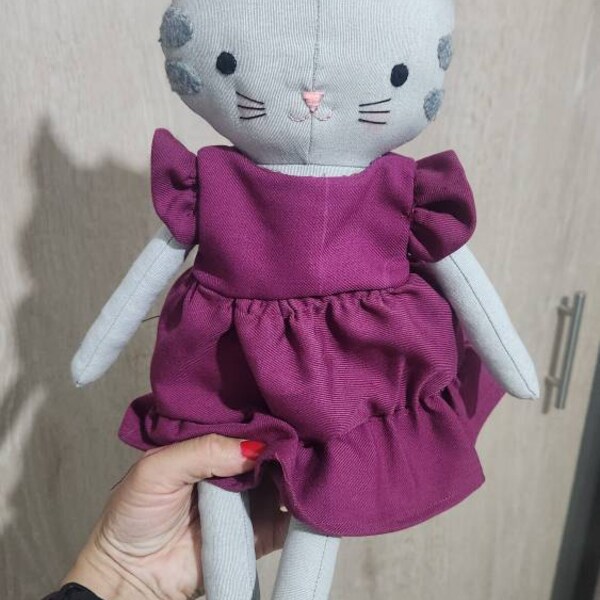 Cat Sewing Pattern PDF Make More Than One Type of Cloth Cat Doll ...