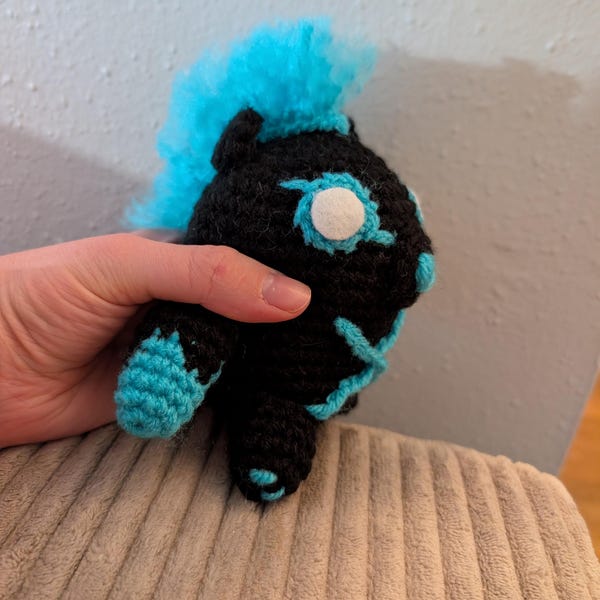 Tank the Shadow Bear Crochet Pattern | Solo Leveling Inspo Amigurumi ...