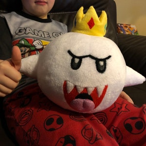 Custom Plush King Boo Red - Etsy