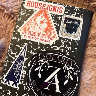 House Ignis Bookish Booktok Laptop Decal Zodiac Academy - Etsy
