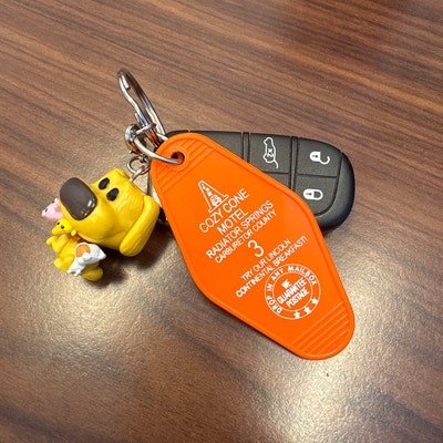 Retro-look Jurassic Park Isla Nublar Raptor Pen Key Tag - Etsy