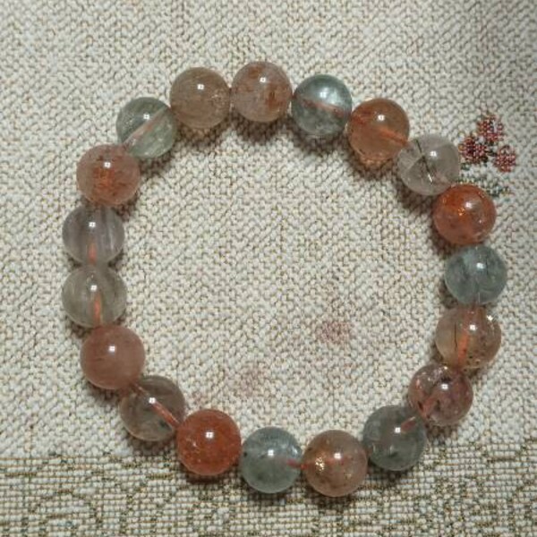 High Quality Flashy Skeletal Moonstone Crystal Bracelet 11 Mm - Etsy