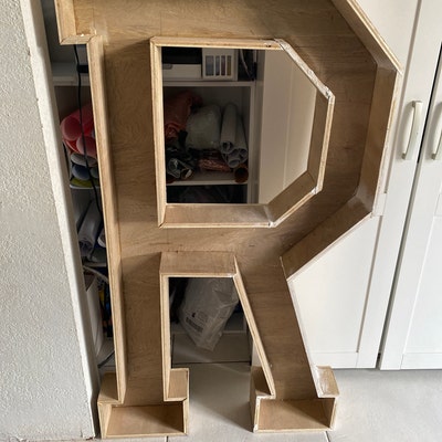 4ft Letter R Build Plans & Blueprints Digital Template for Wood/plastic ...