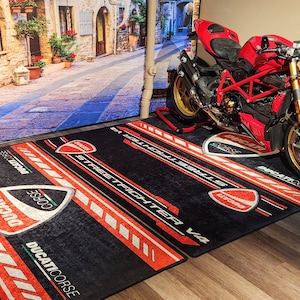 Yamaha R1 Motorcycle Personalized Rug Accesorries Floor Bottom Pit Mat ...