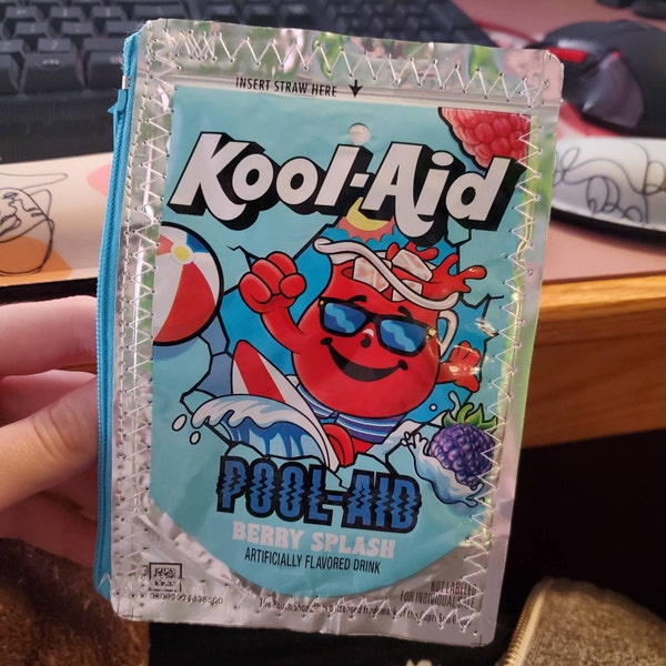 Recycled Kool-aid Coin Bag - Kool Aid Jammers -upcycled - Capri Sun ...