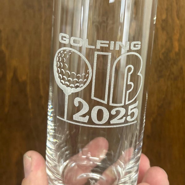 Personalized Golf Whiskey Glasses, Custom, Event, Tournament, Groomsman ...