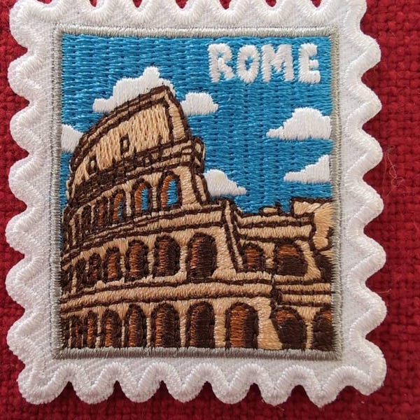 Rome Patch- Iron on Patch- Travel Gift- Souvenir- Roma- Patcheses ...