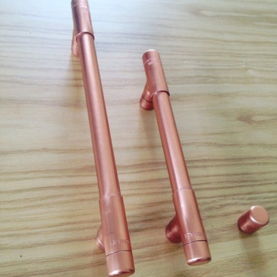 Copper Handles T Pull. Copper Drawer Pull. Cabinet Hardware. Copper ...