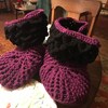 CROCHET PATTERN: Dragon Slippers Crocodile Stitch Boots (adult Sizes ...