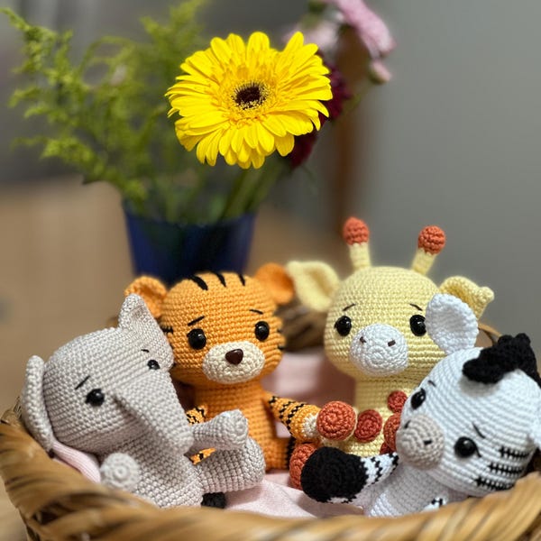 E-book Crochet Pattern Amigurumi Sky Pack Bundle: Crib Mobile and ...