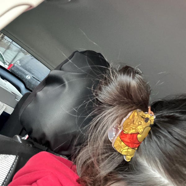 Winnie the Pooh Inspired Claw Hair Clip - Etsy