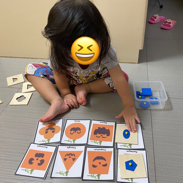 Montessori Verb Key Lesson | Action Words Game | Montessori Verbs Game ...