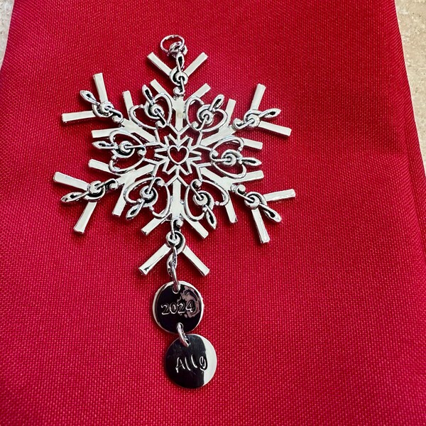 For the Love of Music Snowflake Snowwonders® Ornament (6070 ...