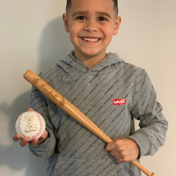 Ring Bearer Gift, Mini Baseball Bat, Personalized Bat, Coach Gift ...