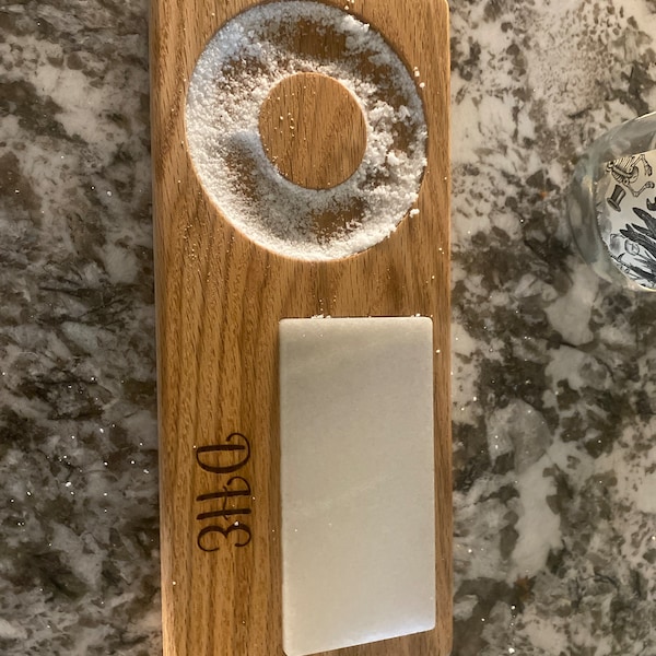 Personalized Cocktail Flight Board-cocktail Glass Rimmer Board ...