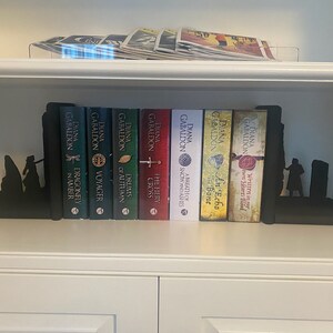 Outlander Bookends/outlander Gift/scotland/book Shelf/craigh - Etsy