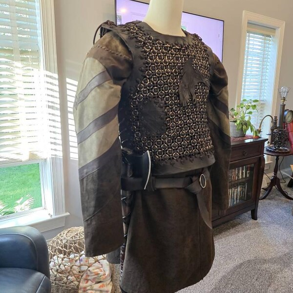 Floki Wedding White Tunic; Viking Fabric Shirt for LARP; Floki Medieval ...