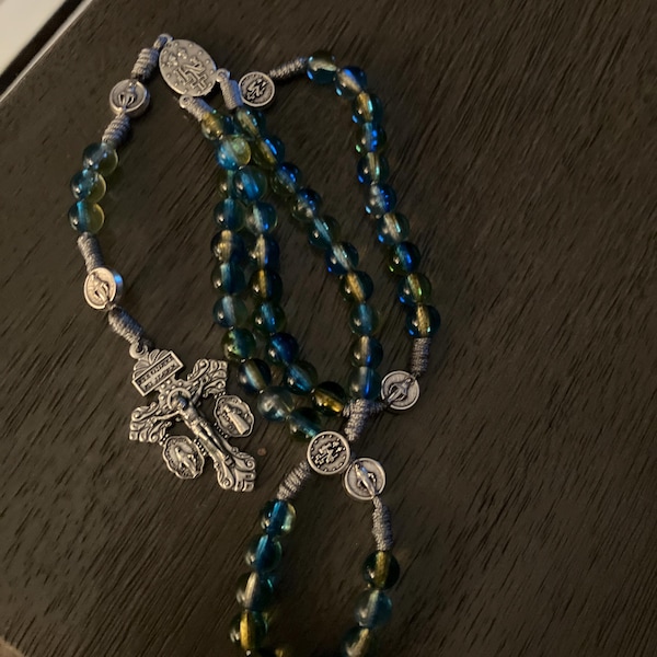 Steering Wheel Gearbox Catholic Car Accessories Rosary Pardon Crucifix ...