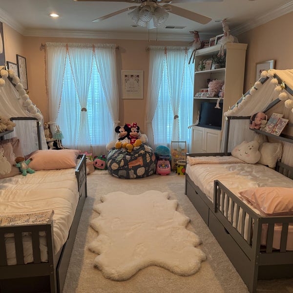 Luxury Montessori Canopy,camel,canopy Bed Curtains,canopy for Crib ...