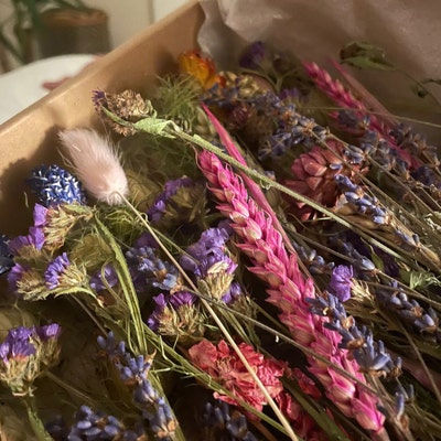 Dried Flowers in A Box Dried Flower Assortment Dried Flower Mix ...