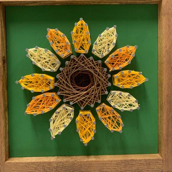 String Art Pattern, Instant String Art Pattern Download, String Art ...