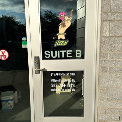 Custom Storefront Window Sticker Business Hours Vinyl - Etsy