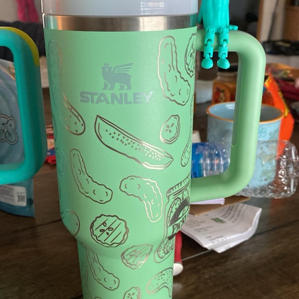 Pickles Engraved Stanley Cup and Other Generic Brands. 30oz and 40oz ...