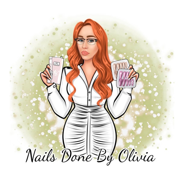 Nail Tech Logo,nail Artist Logo,nail Designer Logo,nail Saloon Logo ...