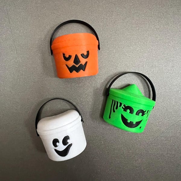 Halloween Magnets Mchalloween Boo Bucket, Halloween Home Decor ...