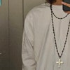 Cross Pendant Long Chain Necklace Heavy Goth Gothic Cross Pendant on ...