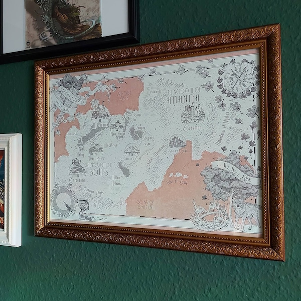 Map of elfhame From the Cruel Prince Fanart Illustration Made by Andrés ...