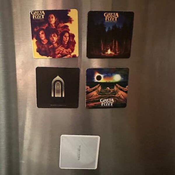 Greta Van Fleet Album Cover Magnets GVF Peaceful Army Gifts SET OF 5 - Etsy
