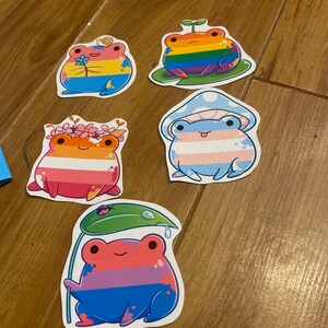 Pride Frog Charity Stickers LGBTQ Flag Frog Gay Pride - Etsy Canada