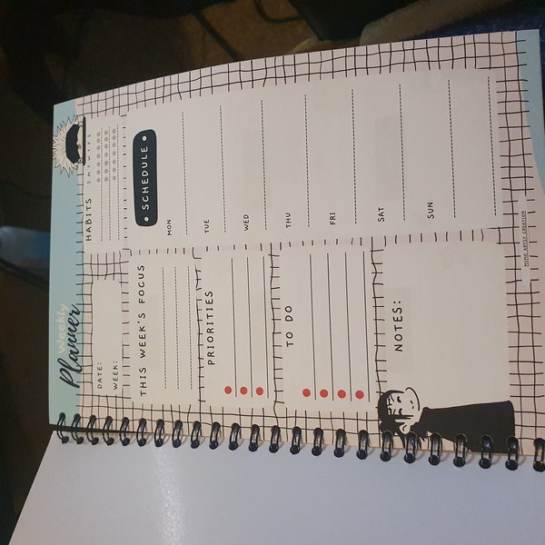 Cute Anime - Printable Digital Planner Journal | Daily Planner, Self ...