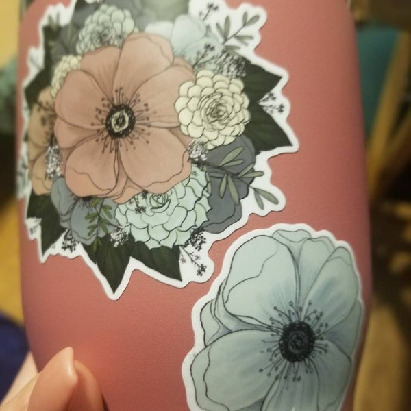 Maine State Flower Waterproof Vinyl Sticker | Matte Bumper Sticker ...