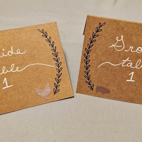 Meal Indicator Stickers (set of 10) Wedding Meal Decals Entree Stickers ...