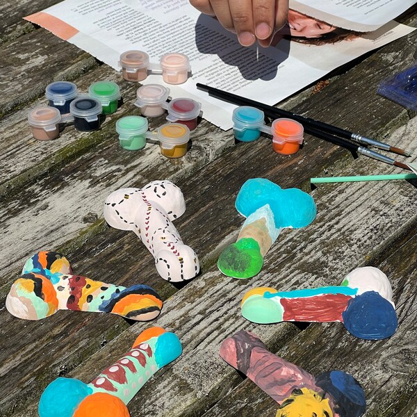 Paint Your Own Willy Hen Party Bagsparty Favours Hen Gifts Bridal Gifts ...