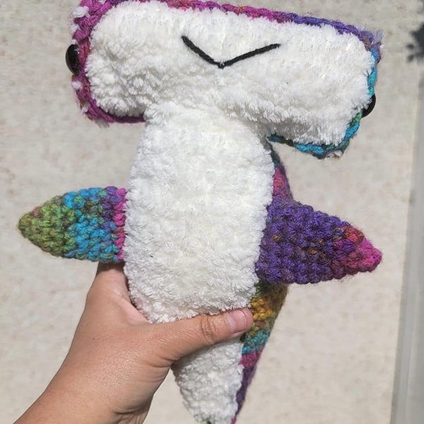 PATTERN: Plush Hector the Hammerhead Shark Pattern Amigurumi Hammerhead ...
