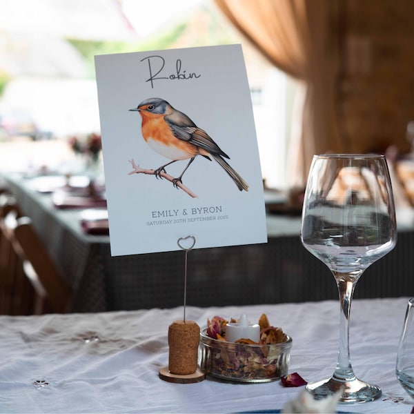 Bird Wedding Seating Plan, Animal Wedding Seating Chart, Bird Spotting ...