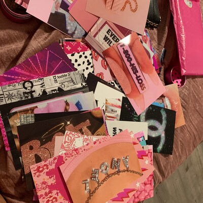 80 PINK BOUJEE BADDIE Collage Aesthetic. Trendy Vogue - Etsy