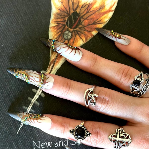 Jujutsu Kaisen Prison Realm Press on Nails - Etsy