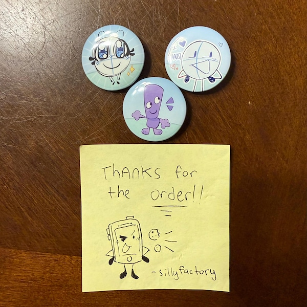 ANIMATIC BATTLE PINS (object Show/osc) - Etsy