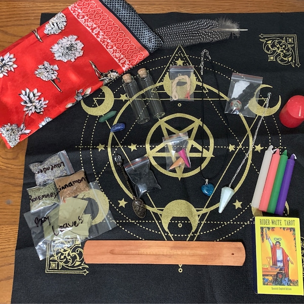 Witch Starter Kit With Guide, Spiritual Starter Box, for Newbies or ...