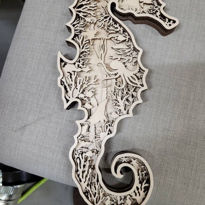 Digital File 7 Layer Mountain Range Art Piece for Glowforge - Etsy