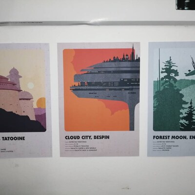 Star Wars Poster, Star Wars Galaxy Poster, Star Wars Map Art Print ...