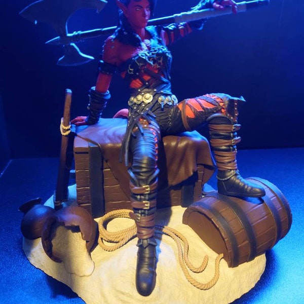 The Dark Urge Statue 3D Printed Gift for Gamer BG3 Figure Handmade Gift ...