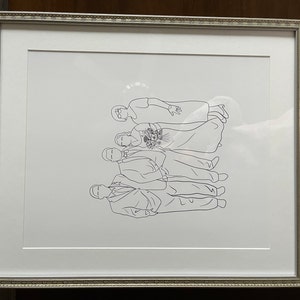 Personalized Drawing Custom One Line Drawing One Line - Etsy