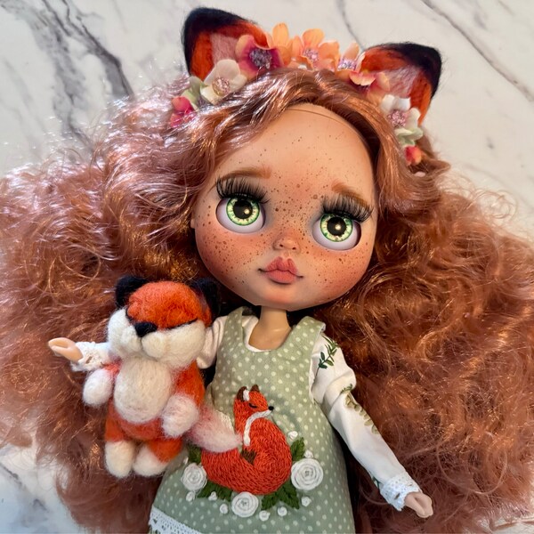 Blythe Doll Custom TBL, Ooak Blythe Doll, Blythe Blonde Hair, Blythe ...