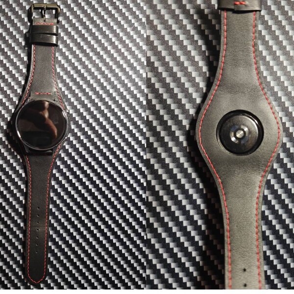 Leather Full Cover Bund Strap, Bund Watch Band 16mm 18mm 20mm 22mm 24mm ...